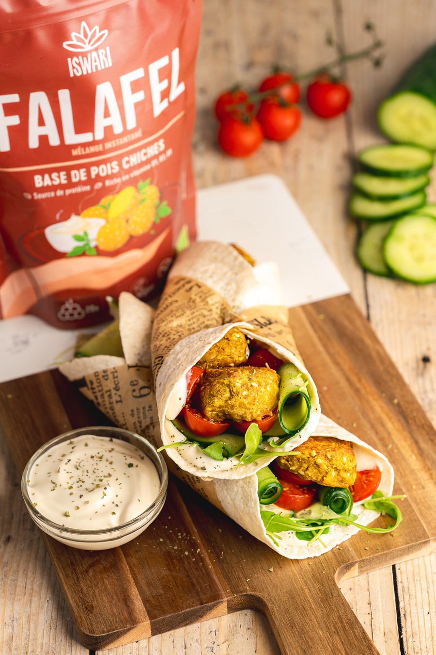 Recette Falafel Wraps